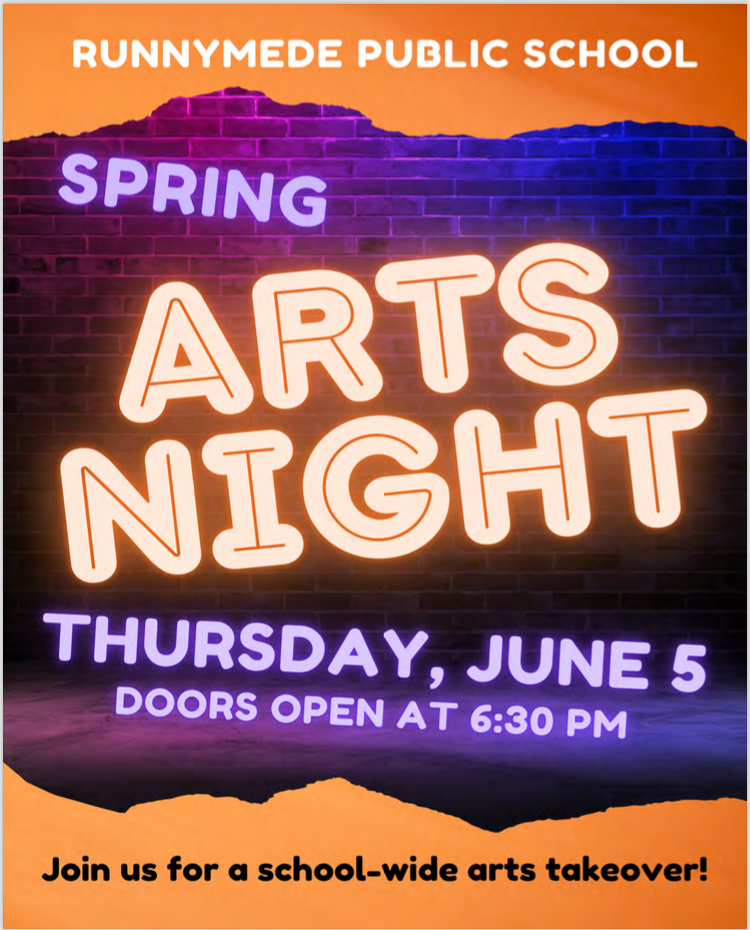 ARTS NIGHT PROGRAM – Runnymede Home & School Association